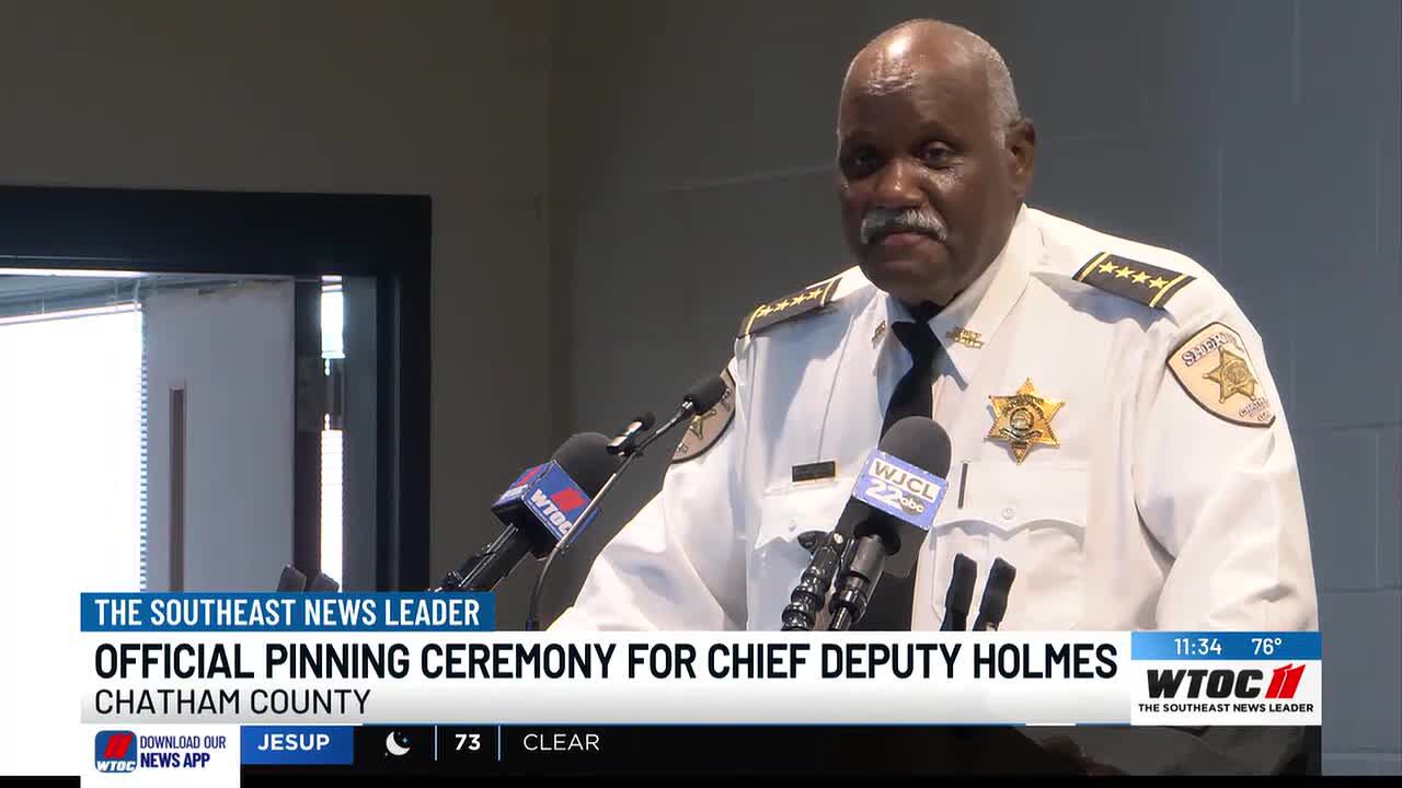 Chatham Co. Sheriff’s Office holds pinning ceremony for first African ...
