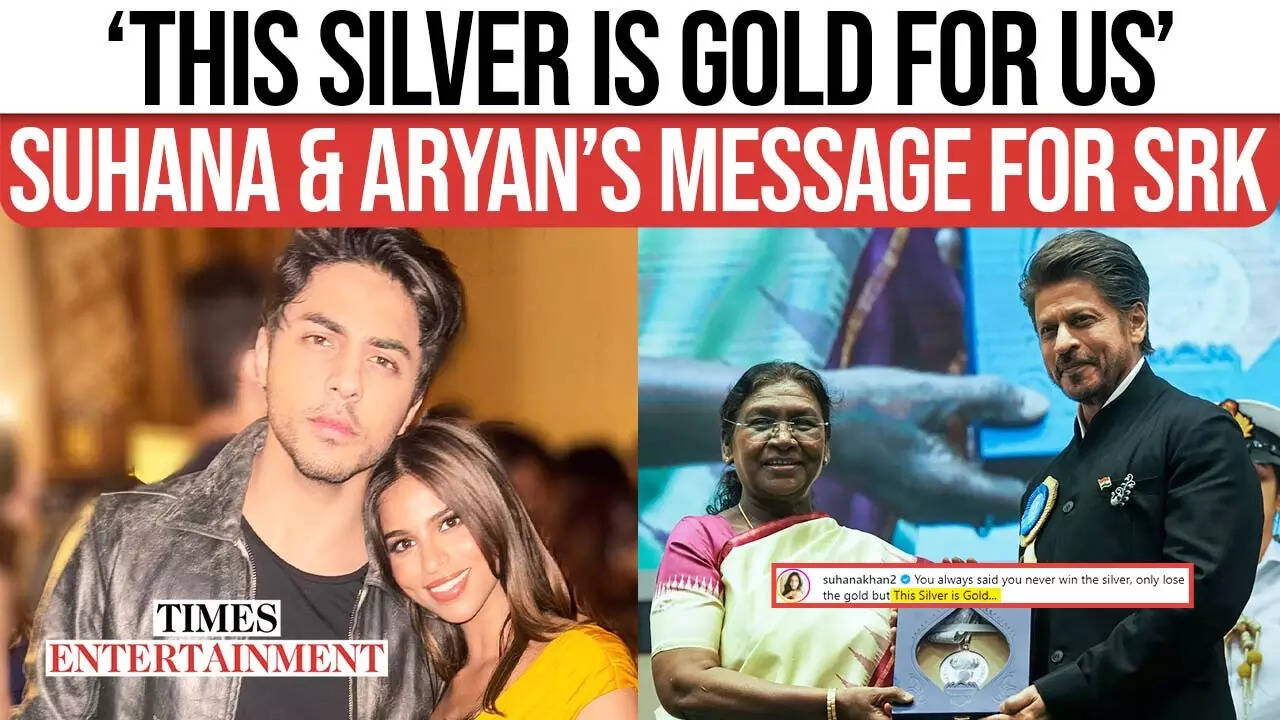 Shah Rukh Khan Wins Best Actor National Award For 'Jawan'; His Children ...
