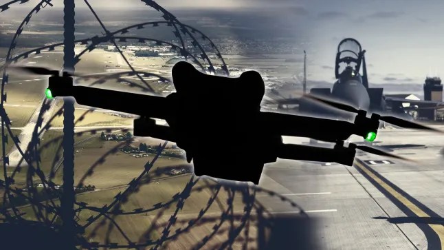 Mystery deepens over drone swarms spotted above UK RAF bases