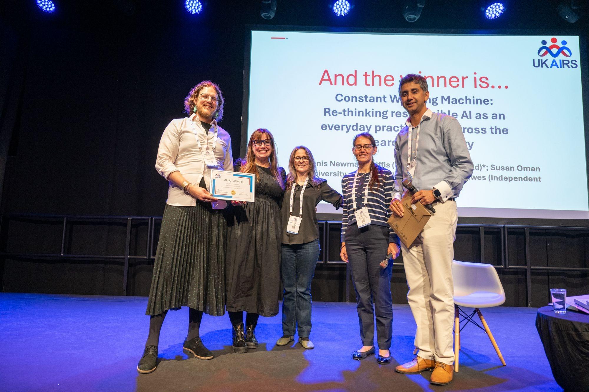 University of Sheffield researchers win UK first national AI prize