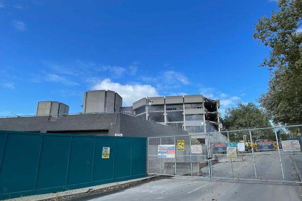 Demolition taking place on huge former council office complex at ...