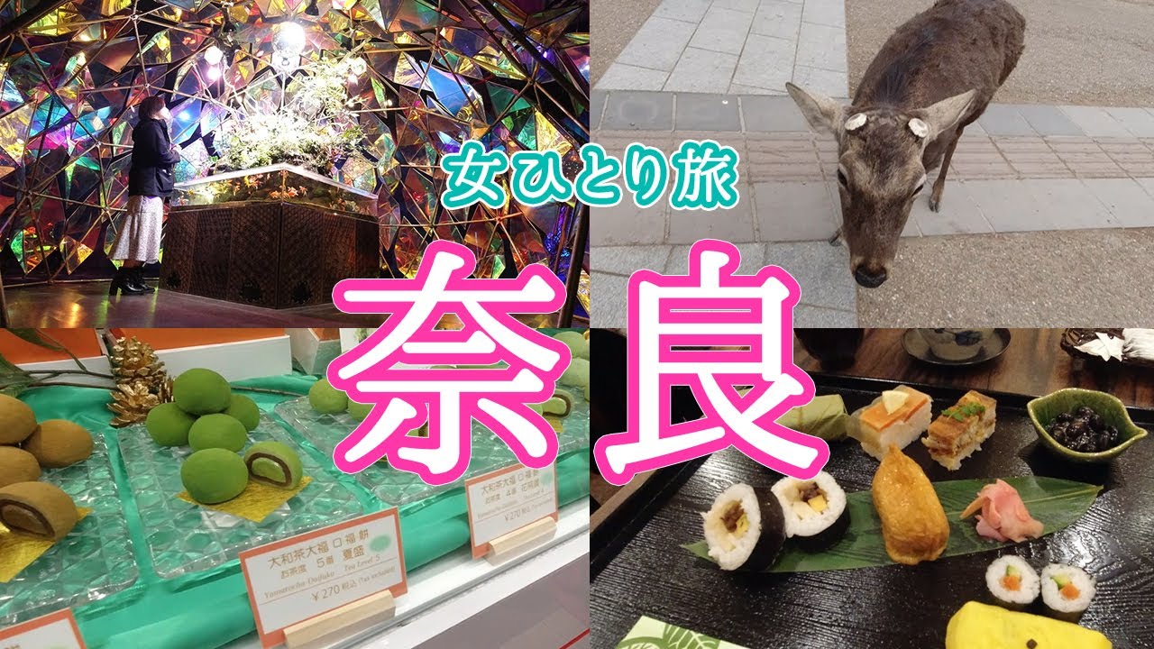 女ひとり奈良旅行！ご当地グルメで食い倒れ♡フォトジェニックな観光地も楽しむ1日Vlog