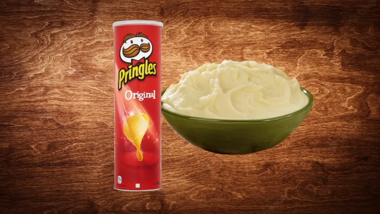 How to turn crushed Pringles into actual mashed potatoes