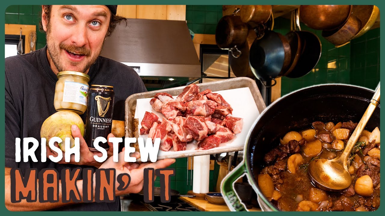 Simmer a hearty lamb and beer stew using Guinness