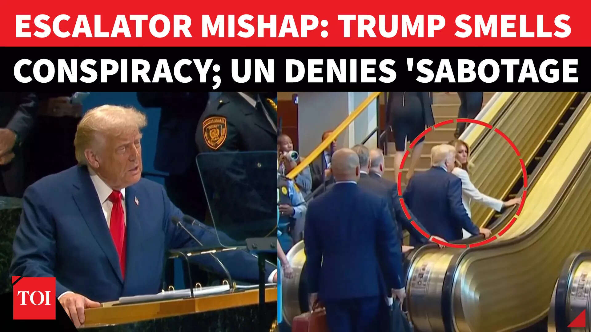 Trump Blasts Un After Escalator And Teleprompter Glitches Spark 4057