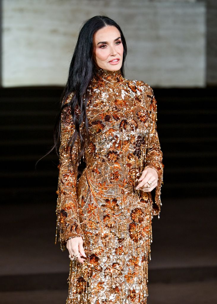 Demi Moore wows in micro bodysuit as she celebrates incredible news
