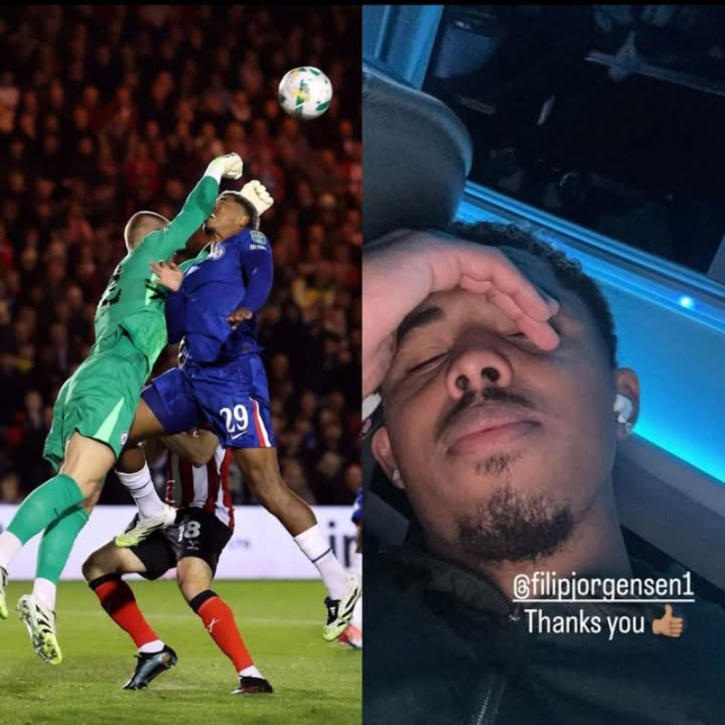 Carabao Cup 2025 shock: Chelsea goalkeeper Filip Jorgensen accidentally ...