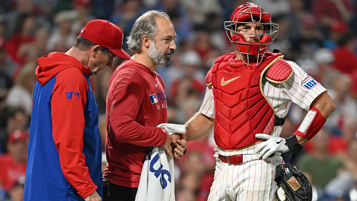Phillies catcher JT Realmuto gets positive injury update after leaving ...
