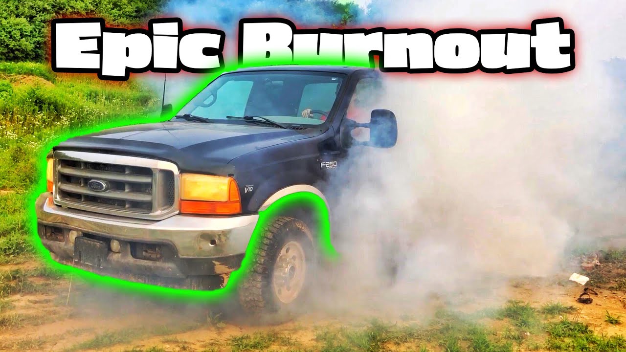 F250 Burnout That Shakes the Streets!
