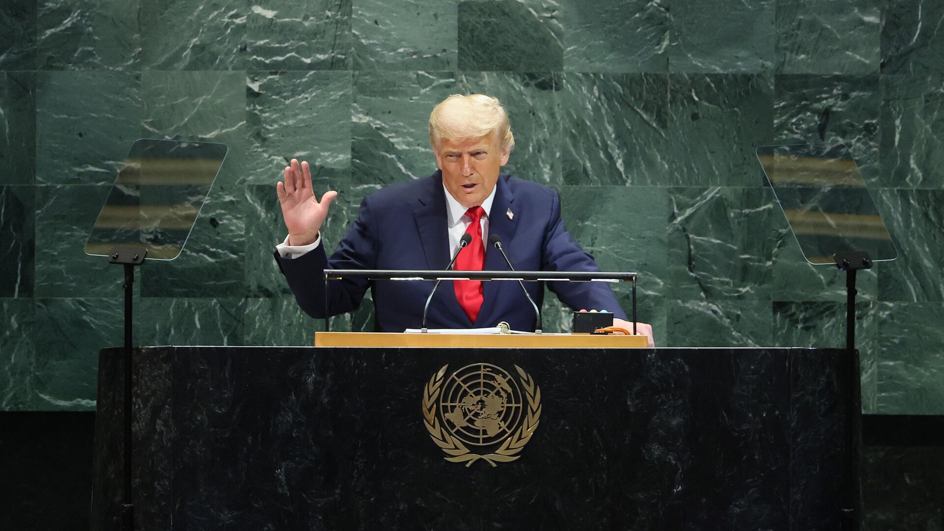 Climate change ‘caravan’ coming off the rails as Trump gives UN speech