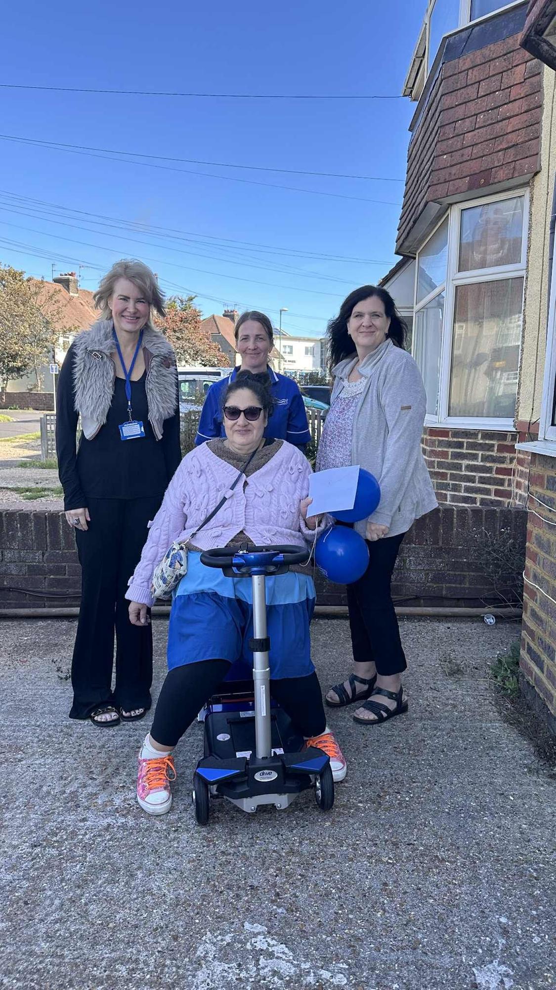 Brighton resident has wish granted for a new set of wheels