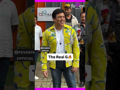 Govinda Doesn't Just Enter a Set, He Lights It Up Legendary Swag ...