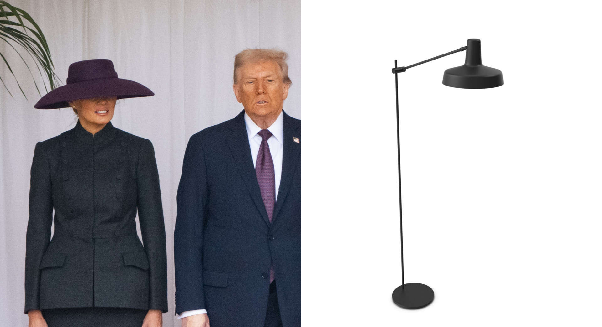 Melania Trump verdreht in Windsor die Köpfe – mit einem Hut, der ihr ...