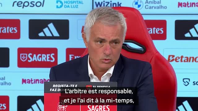 Benfica - Après le nul, Mourinho charge Rio Ave... et l'arbitrage