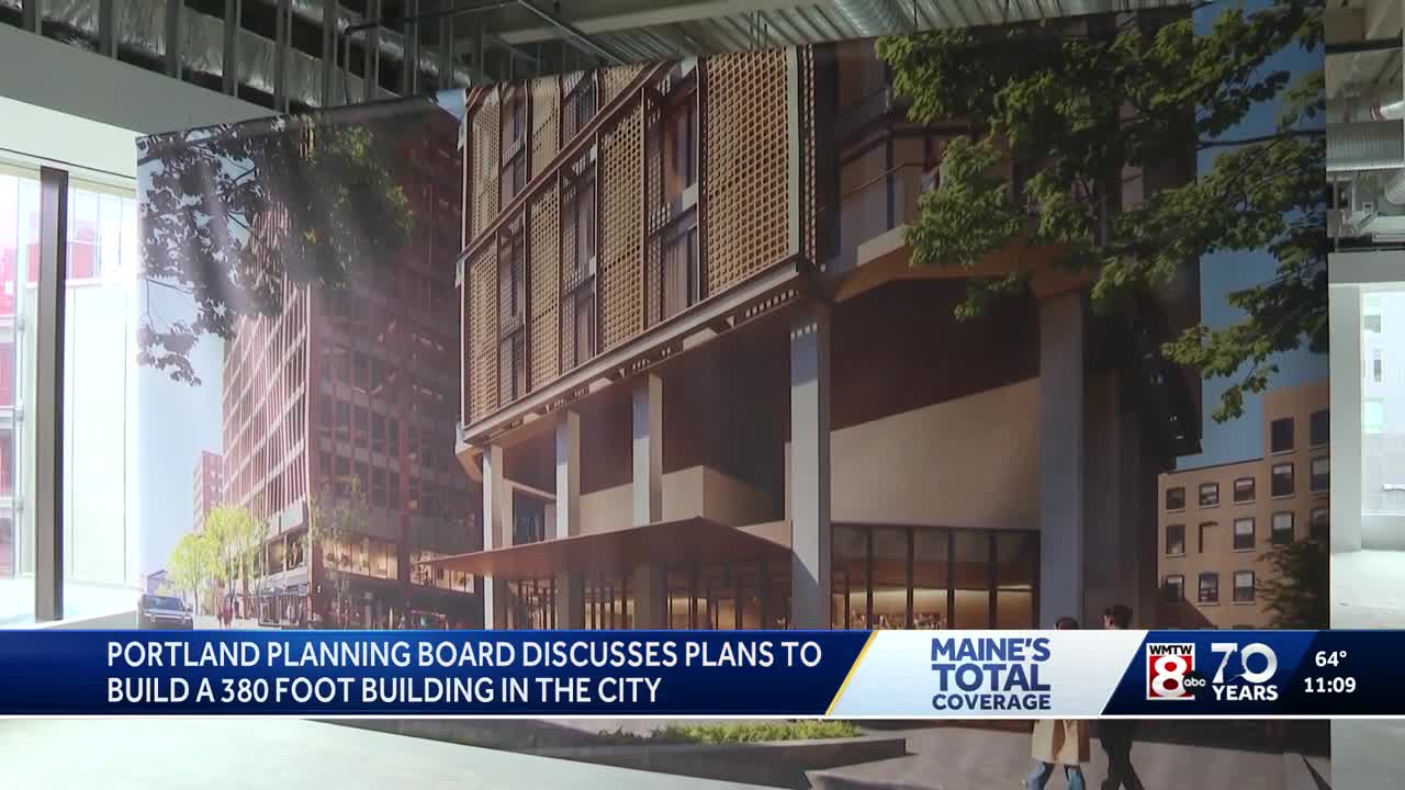 Reaction is mixed to proposal to build Maine's tallest building