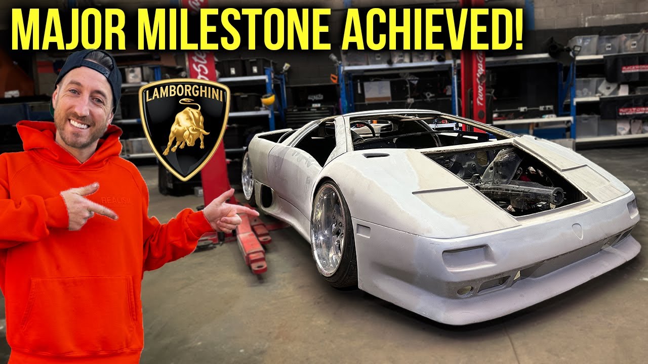 Fake Lamborghini drift car insane roll cage reveal!