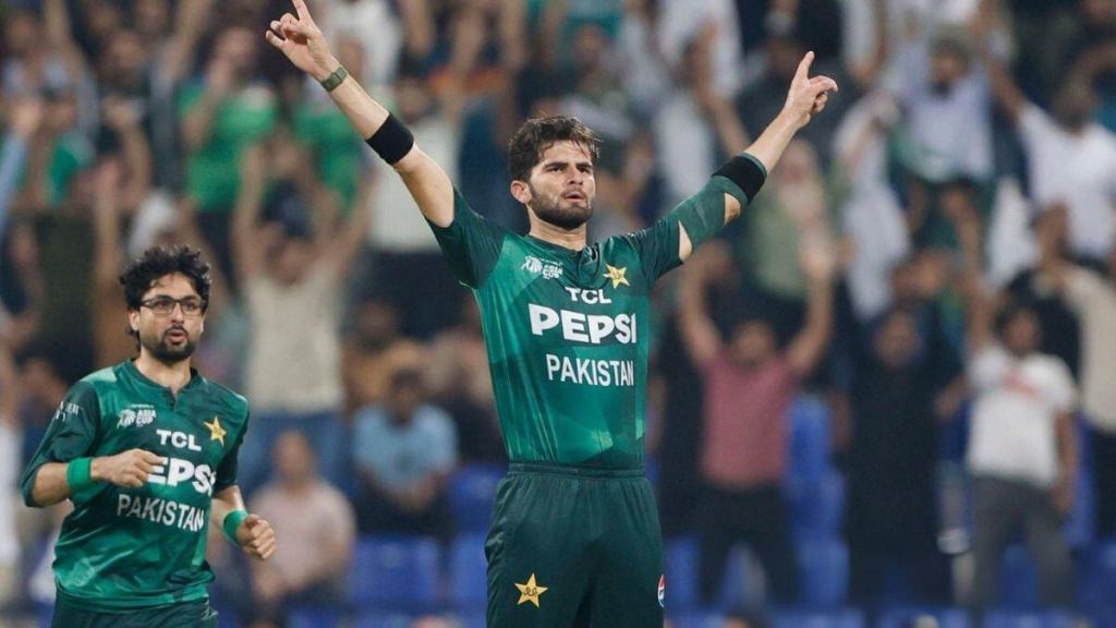 Shaheen Afridi dedicates the Player of the Match award to his wife and son
