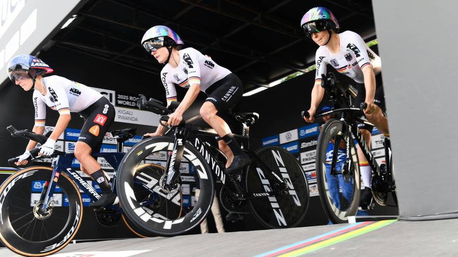 Rad-WM: Deutsche Mixed-Team-Staffel wird Fünfter