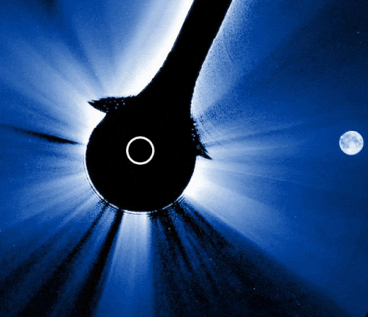 NOAA's GOES-19 satellite captures rare view of the September partial ...