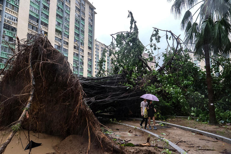 Typhoon Ragasa batters Hong Kong and south China after killing dozens ...