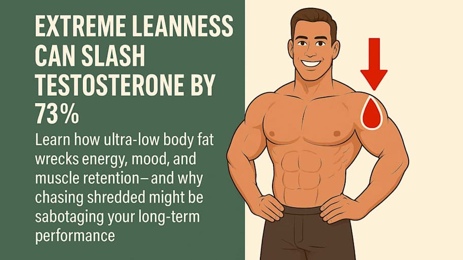 The Testosterone Trap: Why Extreme Leanness Might Be Killing Your Gains