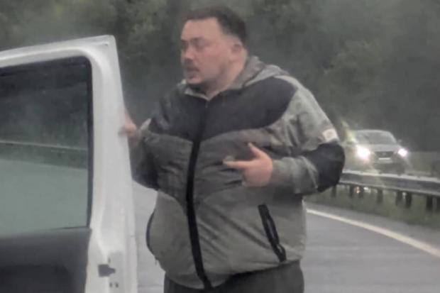 Police seek man after A27 crash involving several vehicles
