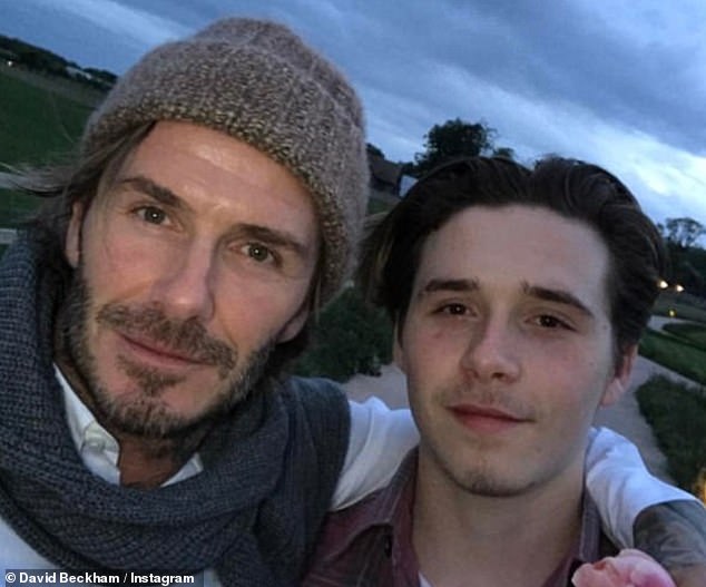 Brooklyn Beckham looks just like his estranged father David at Ryder ...