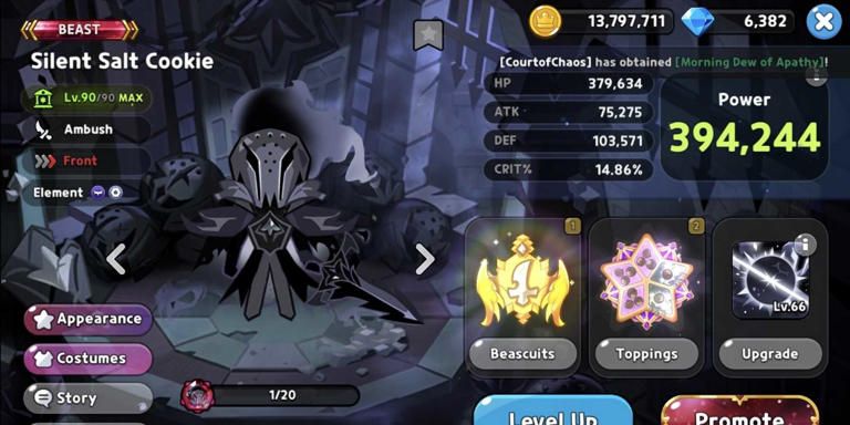 Cookie Run Kingdom: Silent Salt Cookie Build Guide - Best Toppings & Beascuits