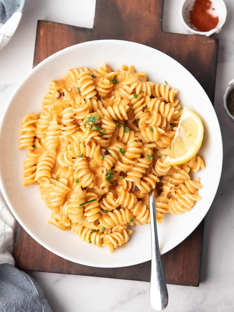 Red pepper pasta