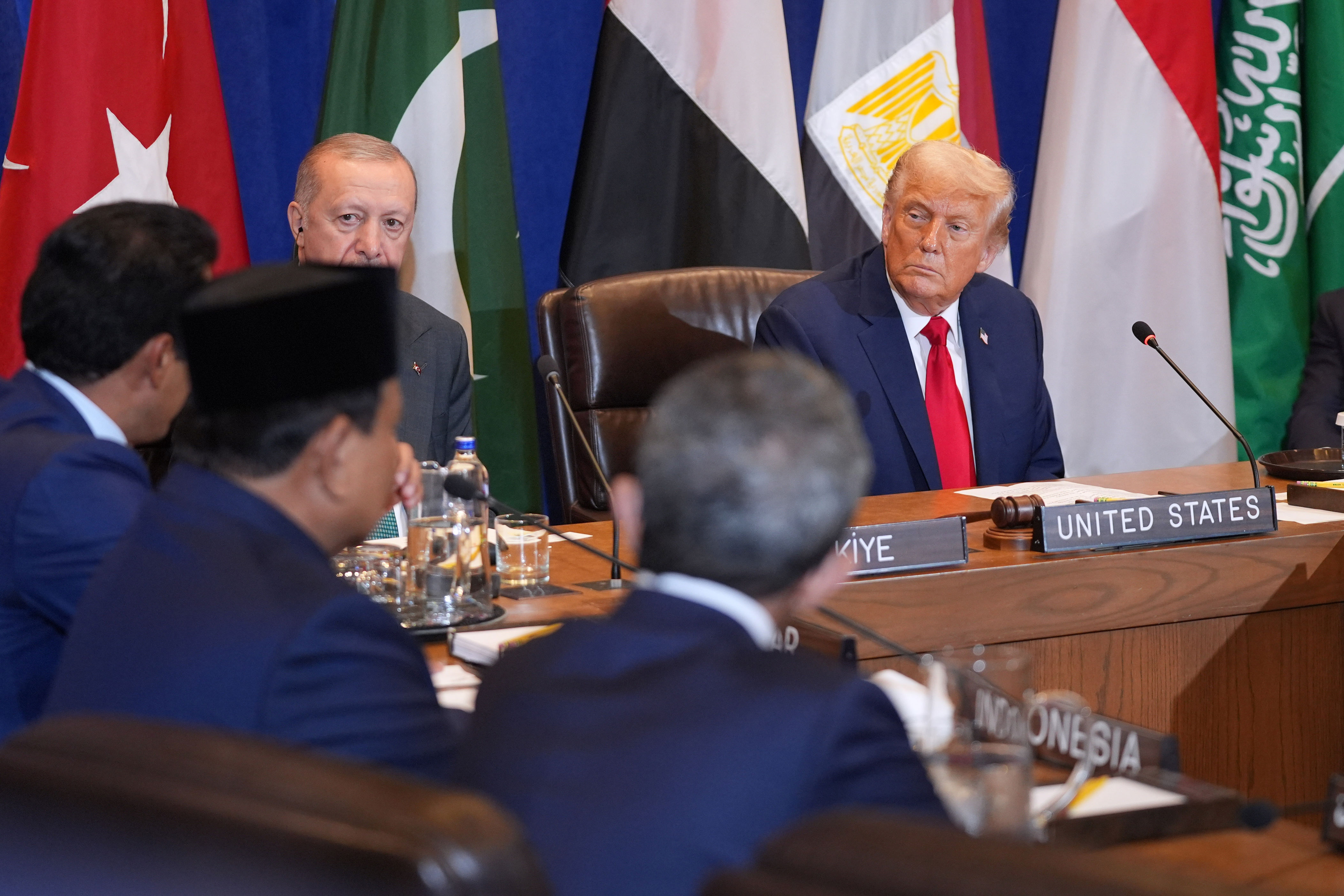 Trump promises Arab, Muslim leaders he won’t let Israel annex the West Bank