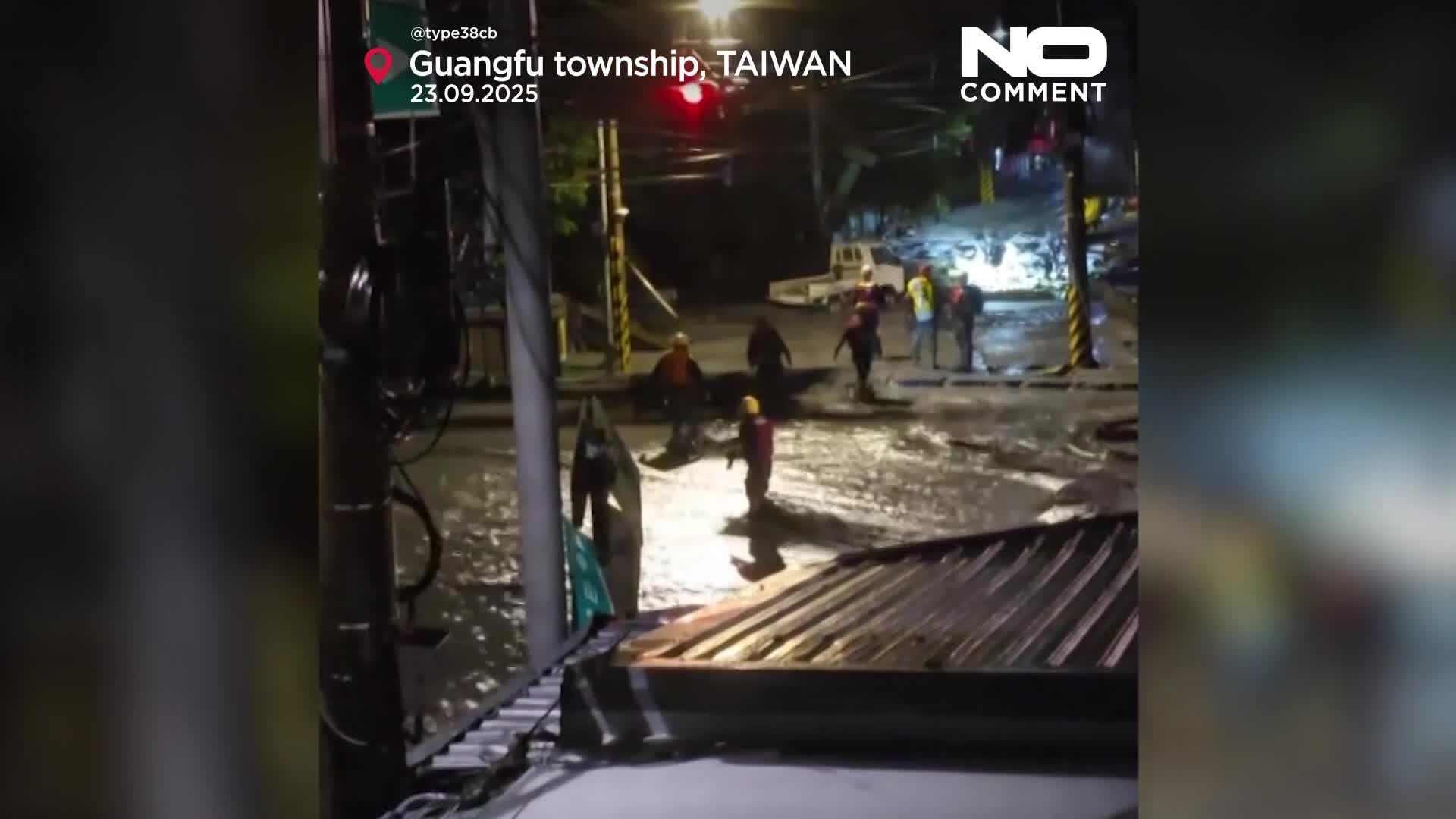 At least 15 killed as typhoon rains cause deadly flooding in Taiwan