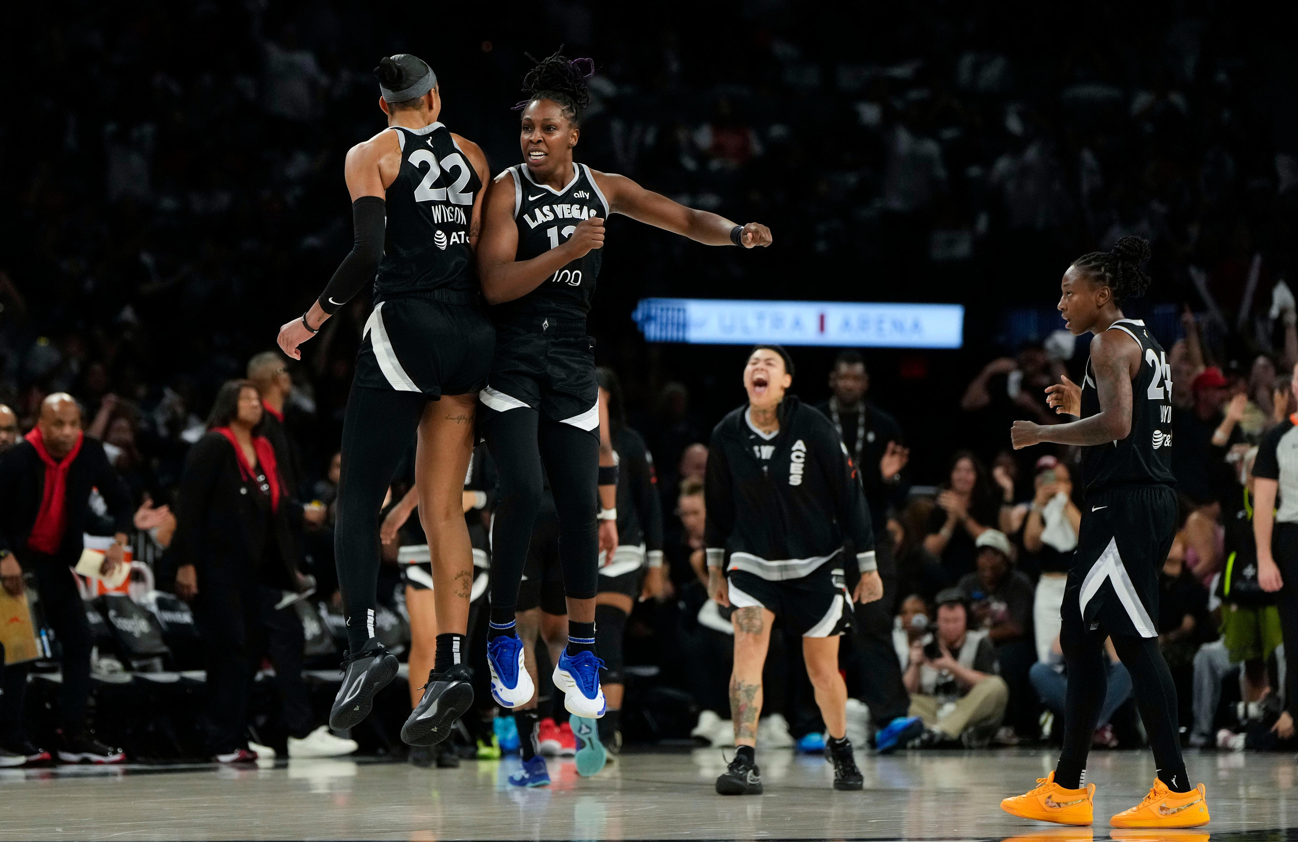 Fever vs. Aces score: Las Vegas evens WNBA semifinal with blowout Game ...