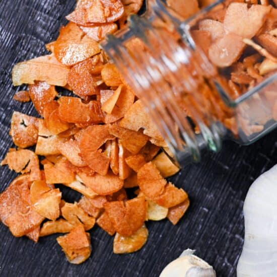 Teppanyaki Style Fried Garlic Chips