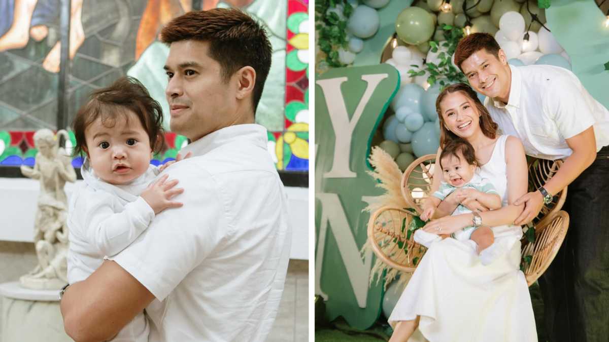 JC de Vera and Rikkah Cruz welcome son into Christian world, throw ...