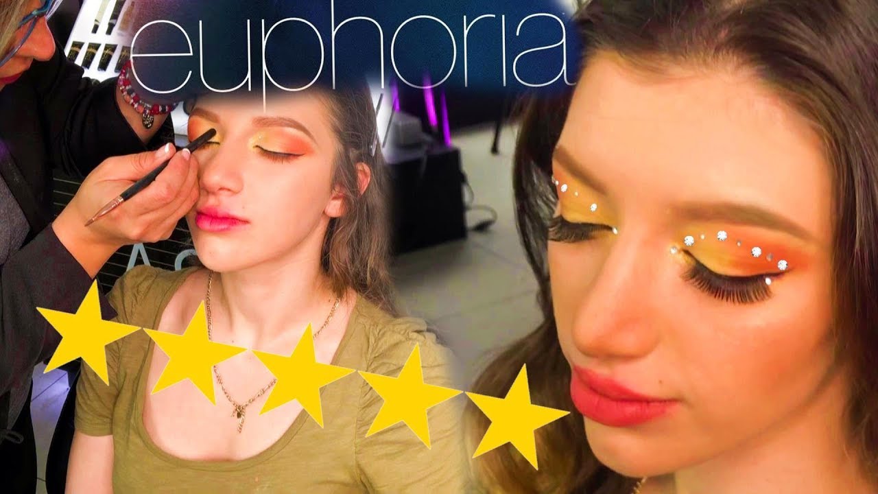 Creating a Euphoria inspired makeup look with bold colors