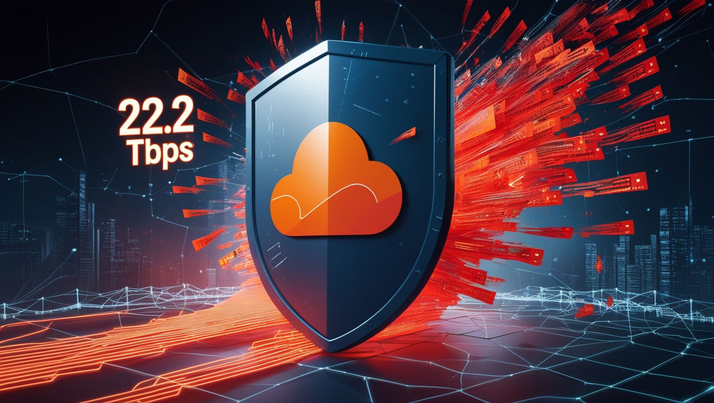 Cloudflare ferma il più grande attacco DDoS mai visto: 22,2 Tbps