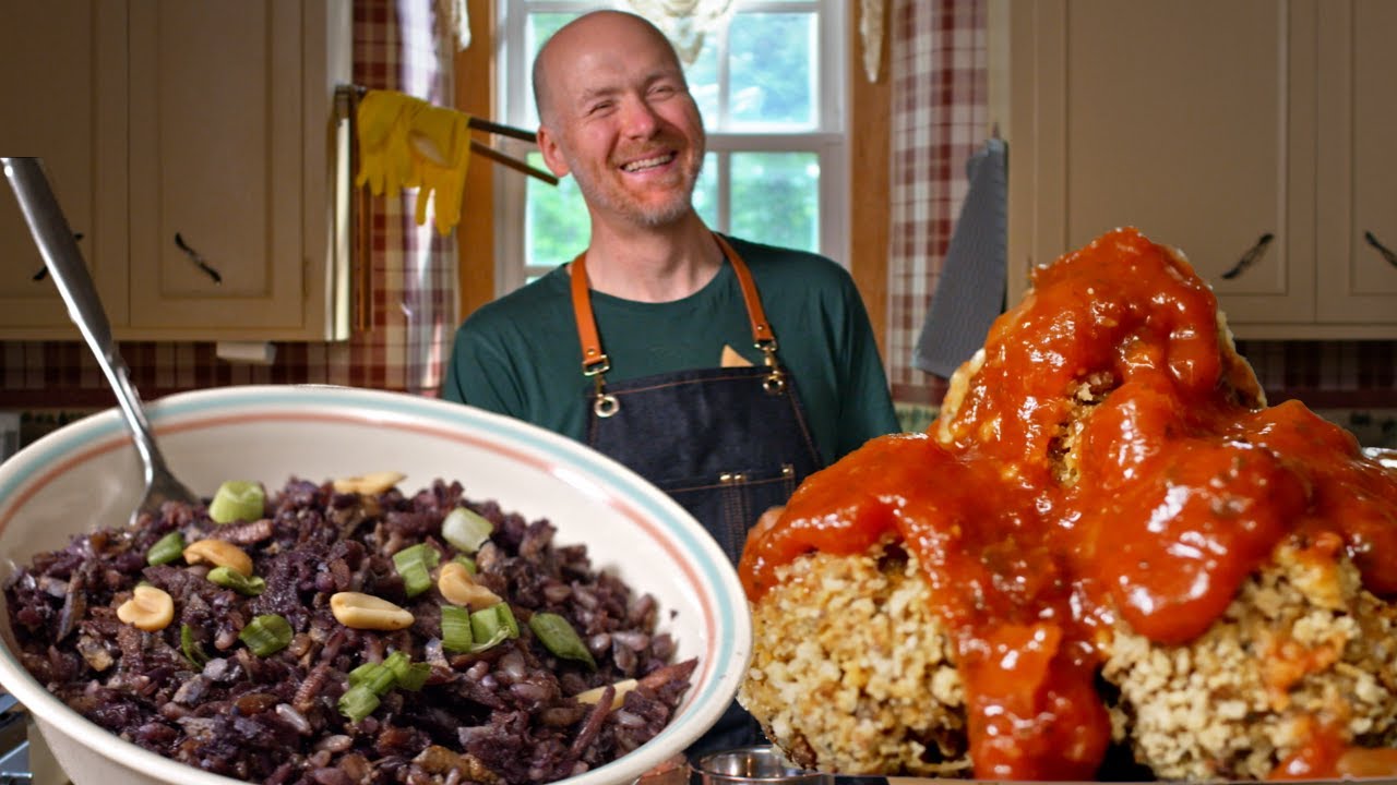Easy Meatless Meals – Tempeh Meatballs and Tofu Fried Rice