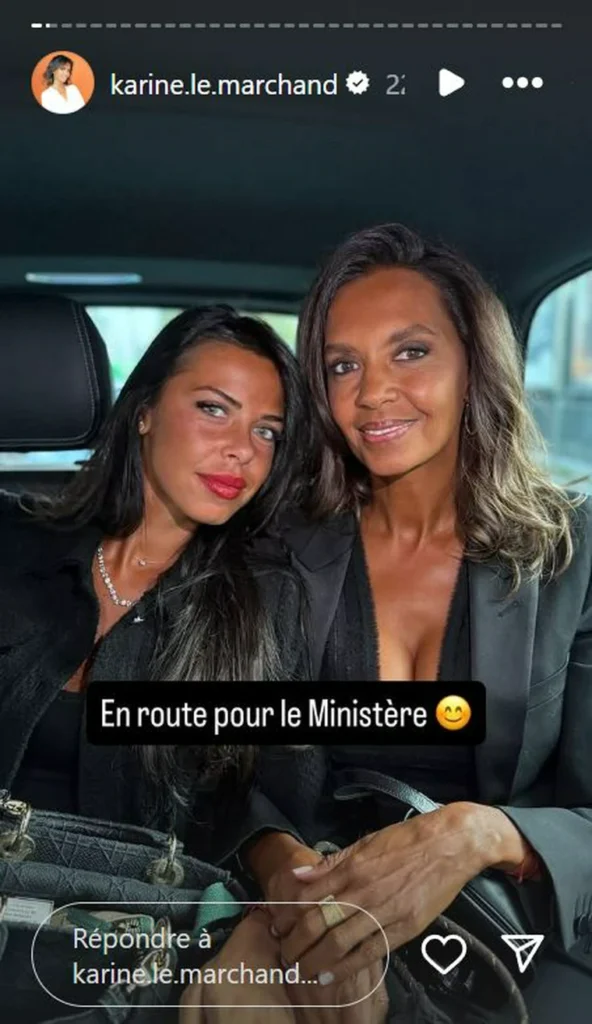 Karine Le Marchand décorée par Rachida Dati : sa (sublime) fille Alya ...