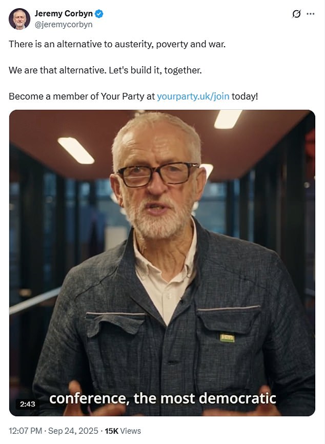Come and join our happy united movement! Jeremy Corbyn finally launches ...