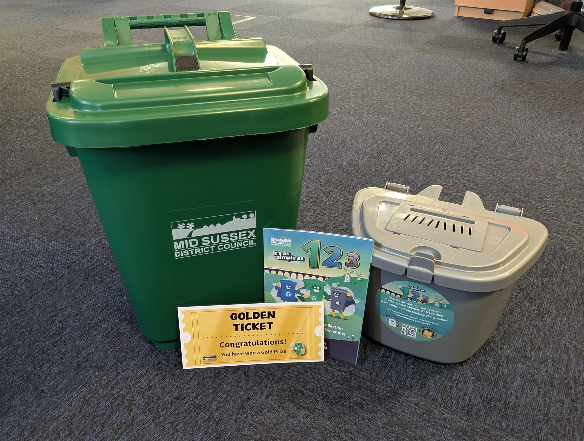 Is there a Golden Ticket in your 1, 2, 3 caddy?