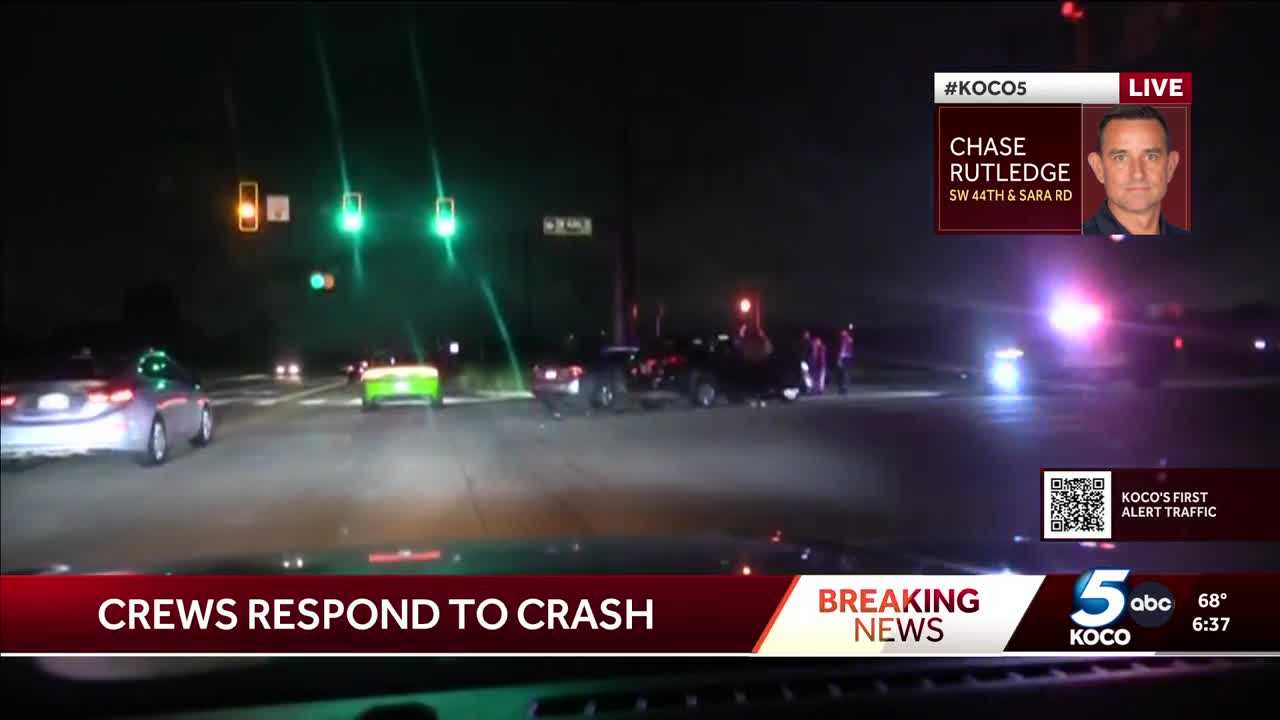 Crews respond to multi-vehicle injury crash in southwest OKC