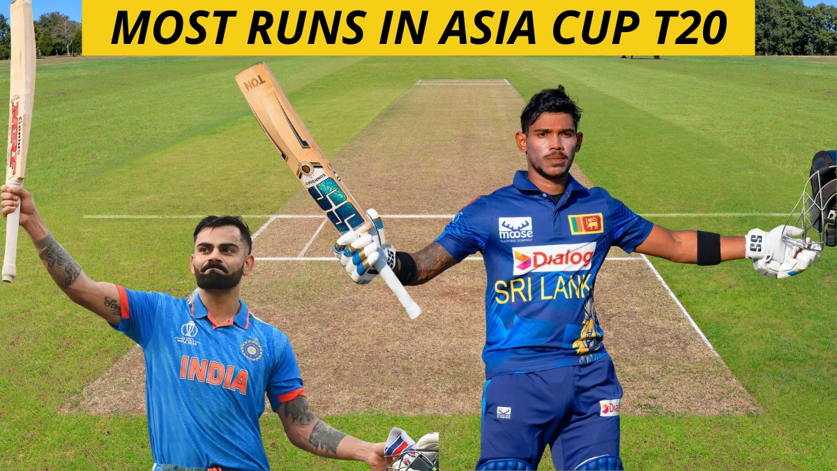 Most Runs in Asia Cup T20: Check the Top 10 List Here!