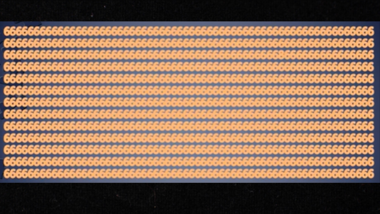 Optical Illusion: Among All The 6s, Try Spotting The Odd Number!