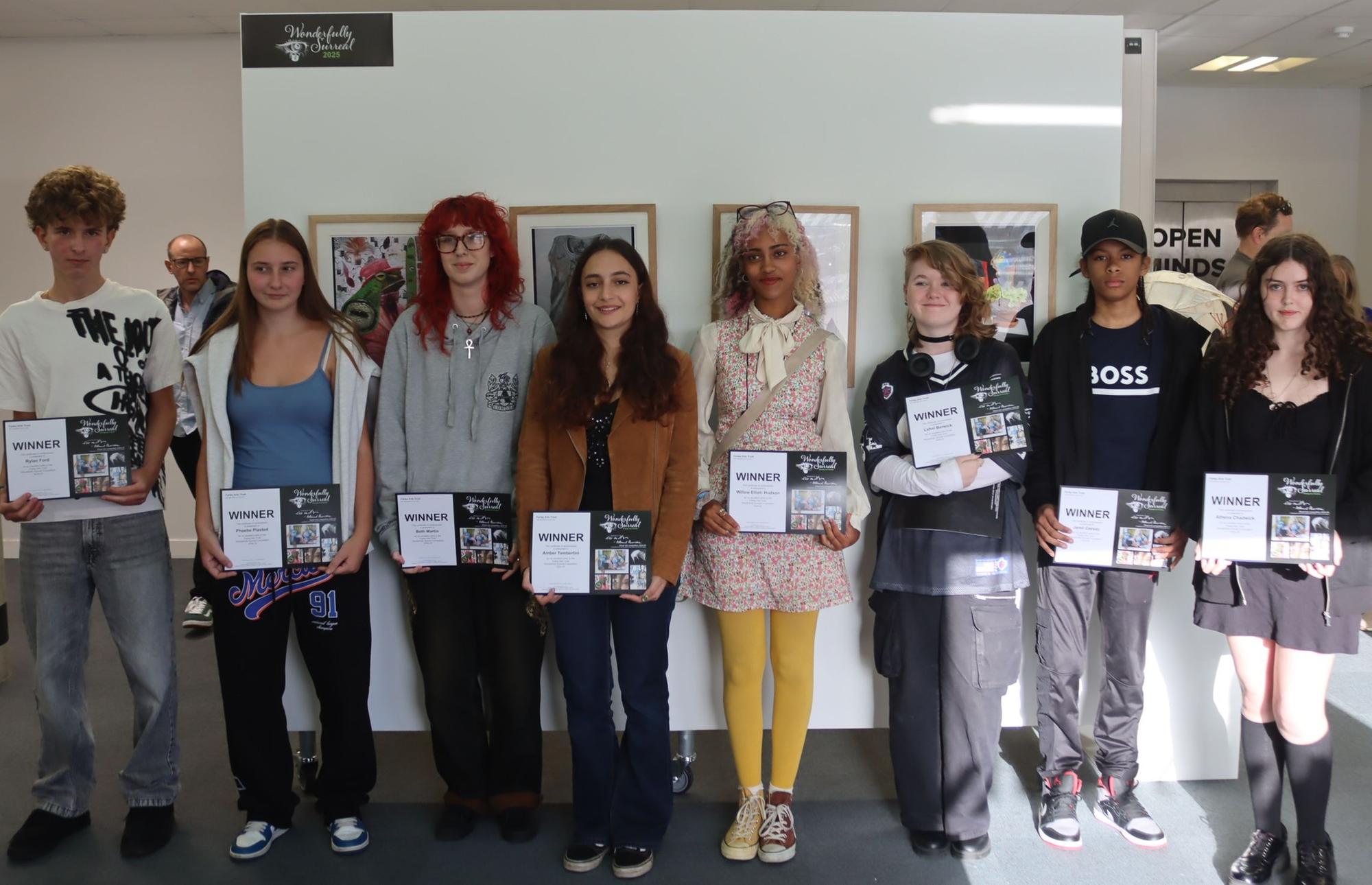 It’s a wonderfully surreal year for the winning art students in the bi ...