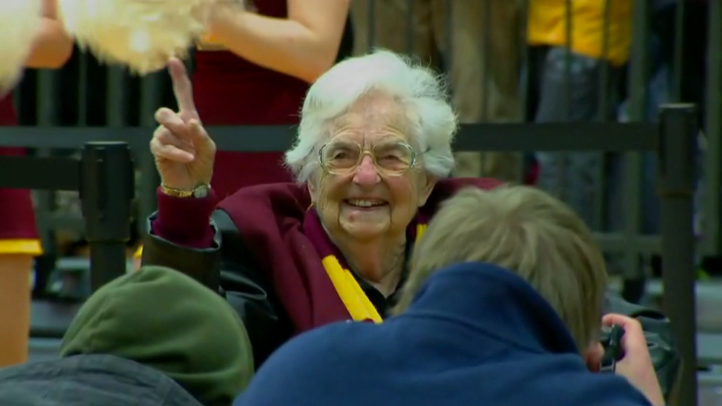 Sister Jean has retired from her duties at Loyola University