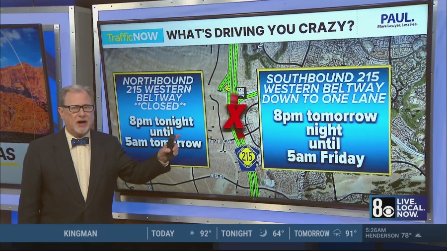 What’s Driving You Crazy? – Closures on the already jammed up 215 ...