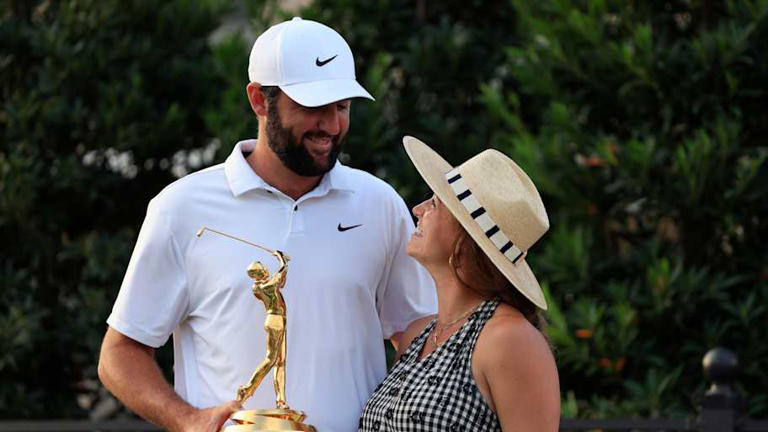 Scottie Scheffler upstaged by wife Meredith’s red dress at Ryder Cup Gala