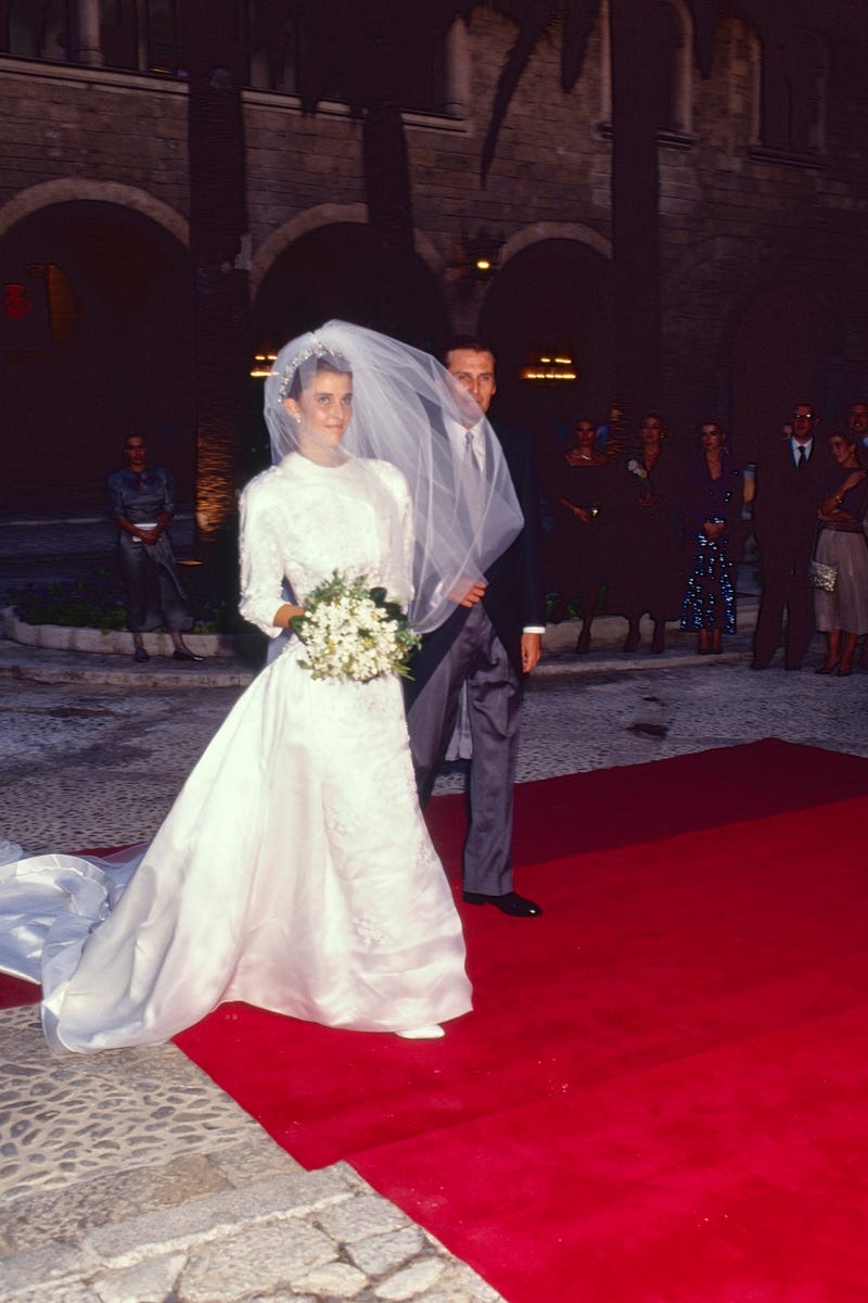 36 años de la boda de Rosario Nadal y Kyril de Bulgaria: un vestido de ...
