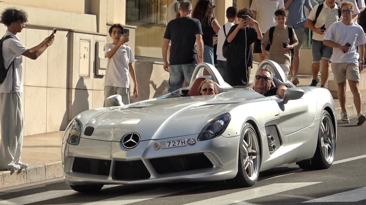 La seule Mercedes SLR Stirling Moss de Monaco! 😱
