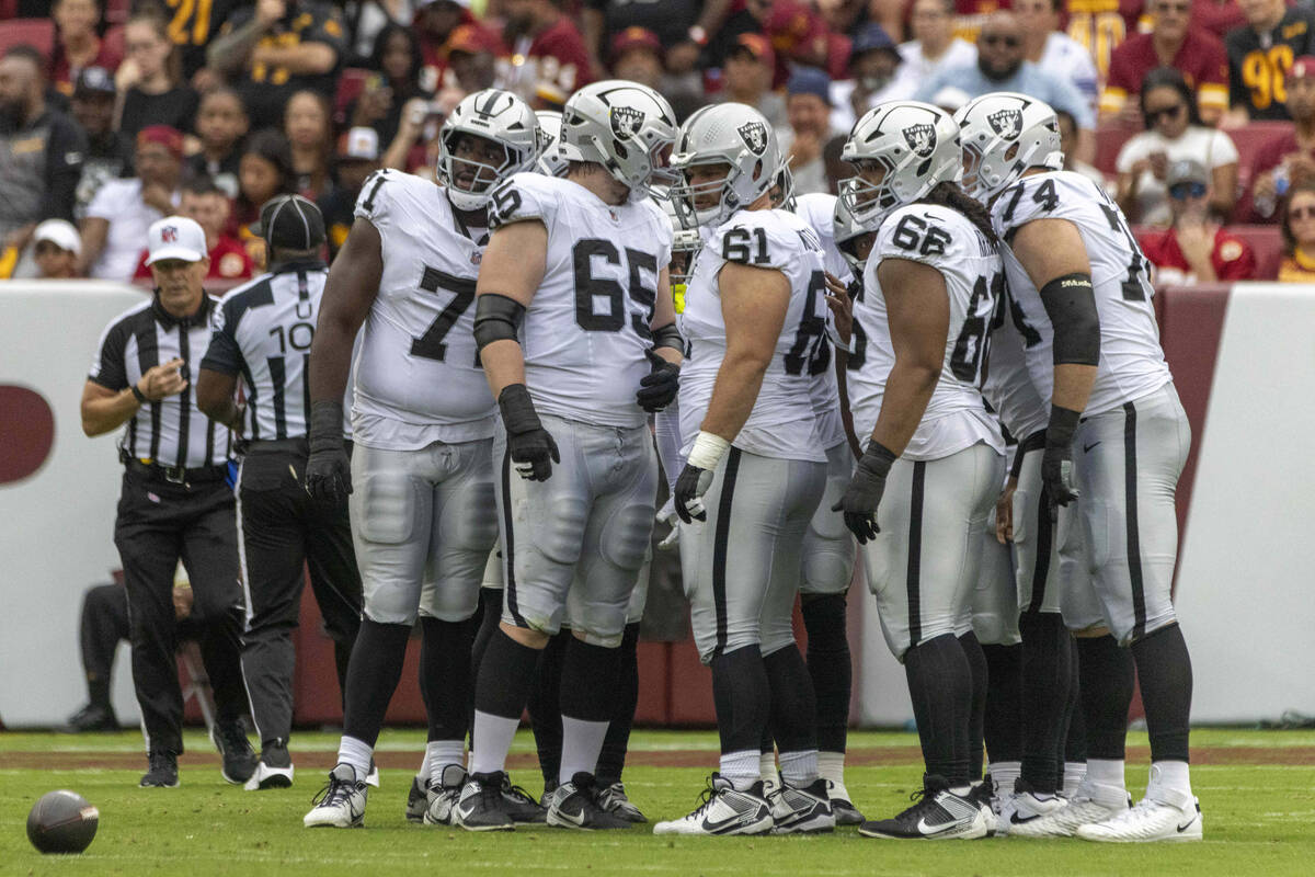 Tired of watching the Raiders’ inept offensive line? Get used to it